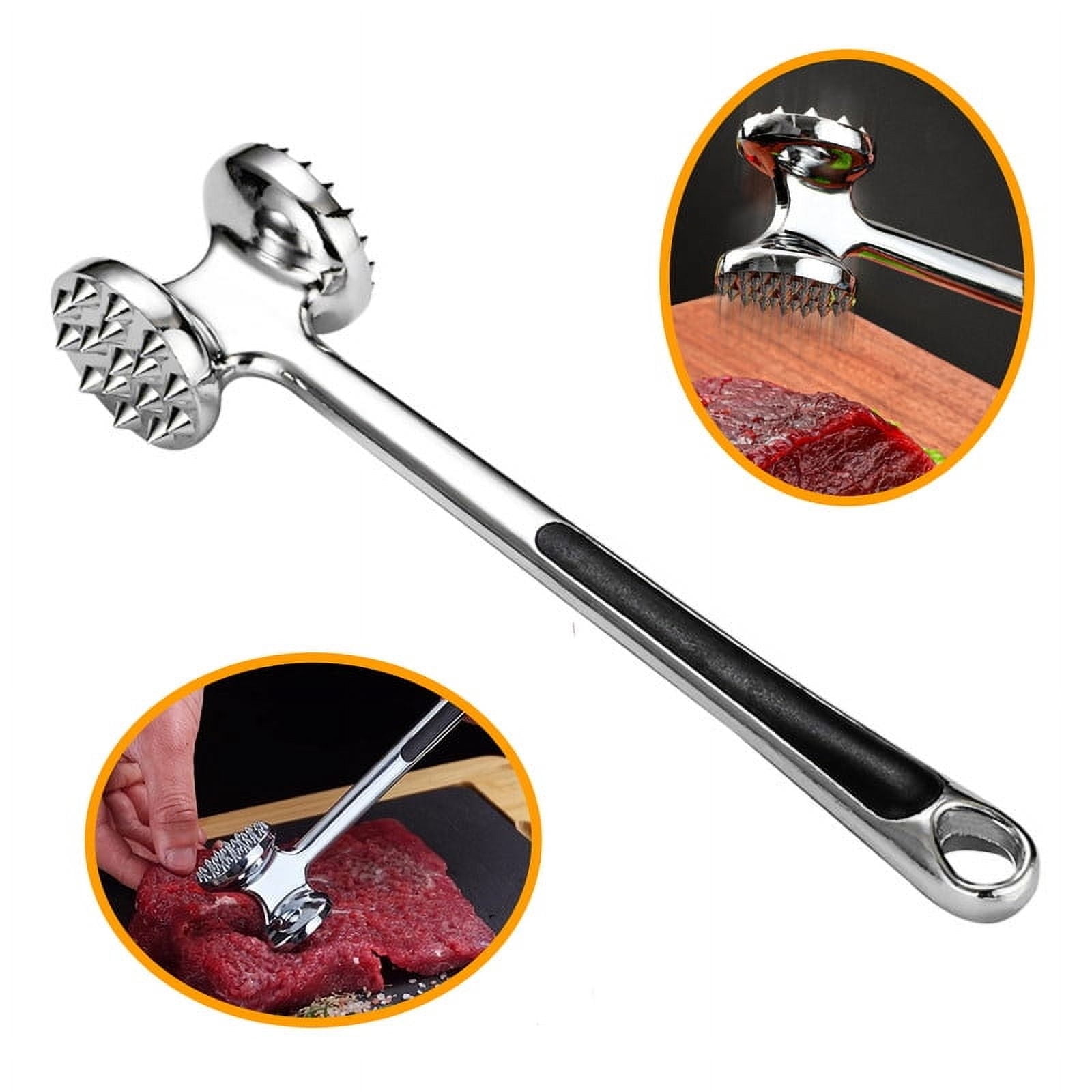 Multi-sided Meat Hammer, Double-sided Mallet for kitchen, Heavy-duty ...