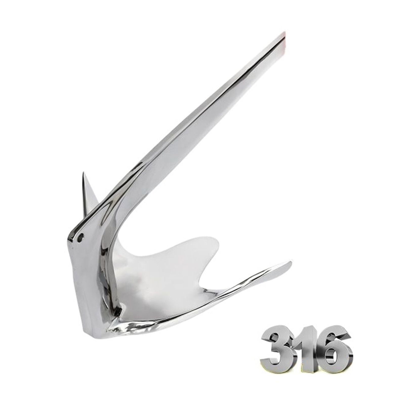 Multi-spec 316 Stainless Steel Heavy Ship Anchor Marine Yacht Anchor 1 ...