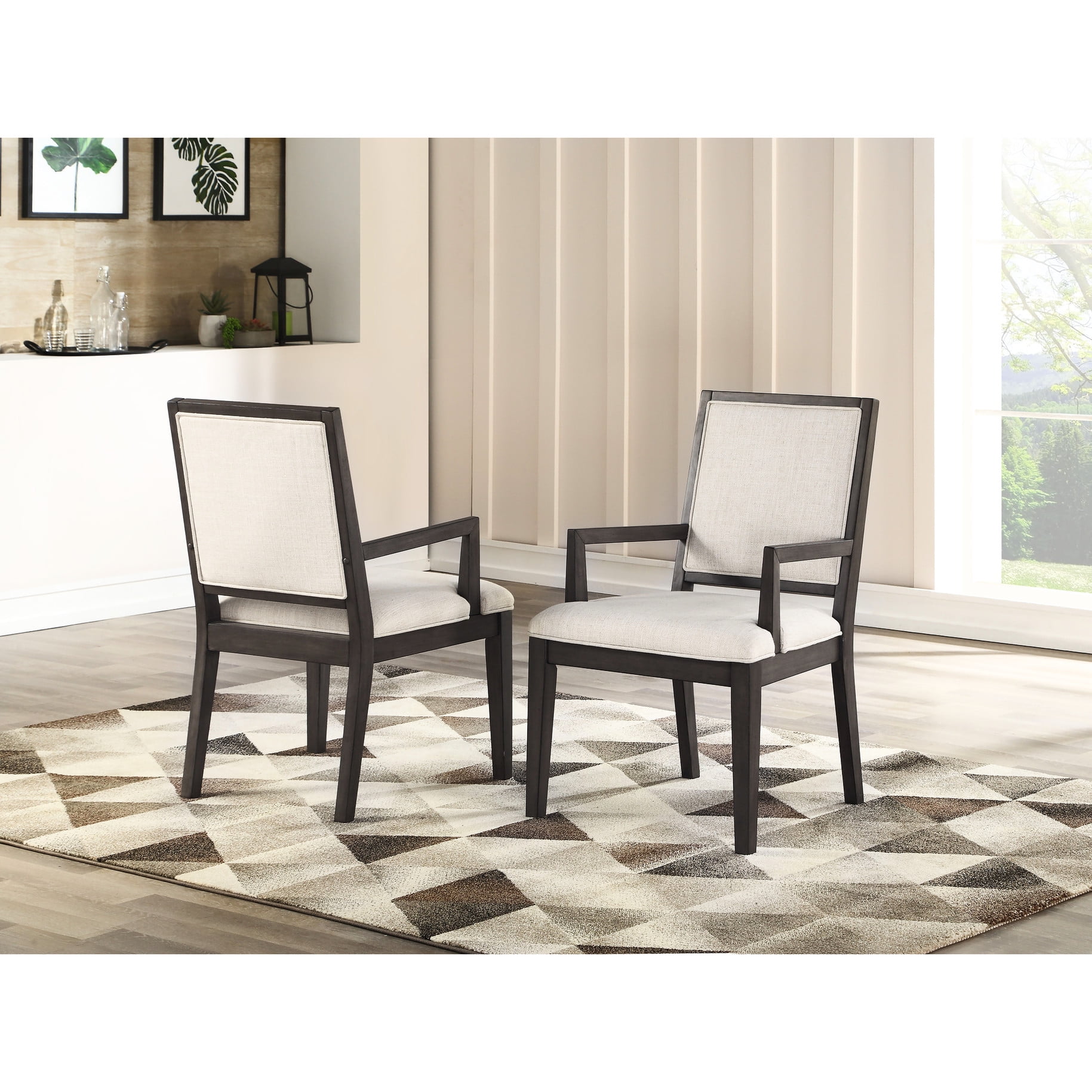 Multi - step Glaze + Hardwood Arm Chair - Lounge Space + Elegant ...