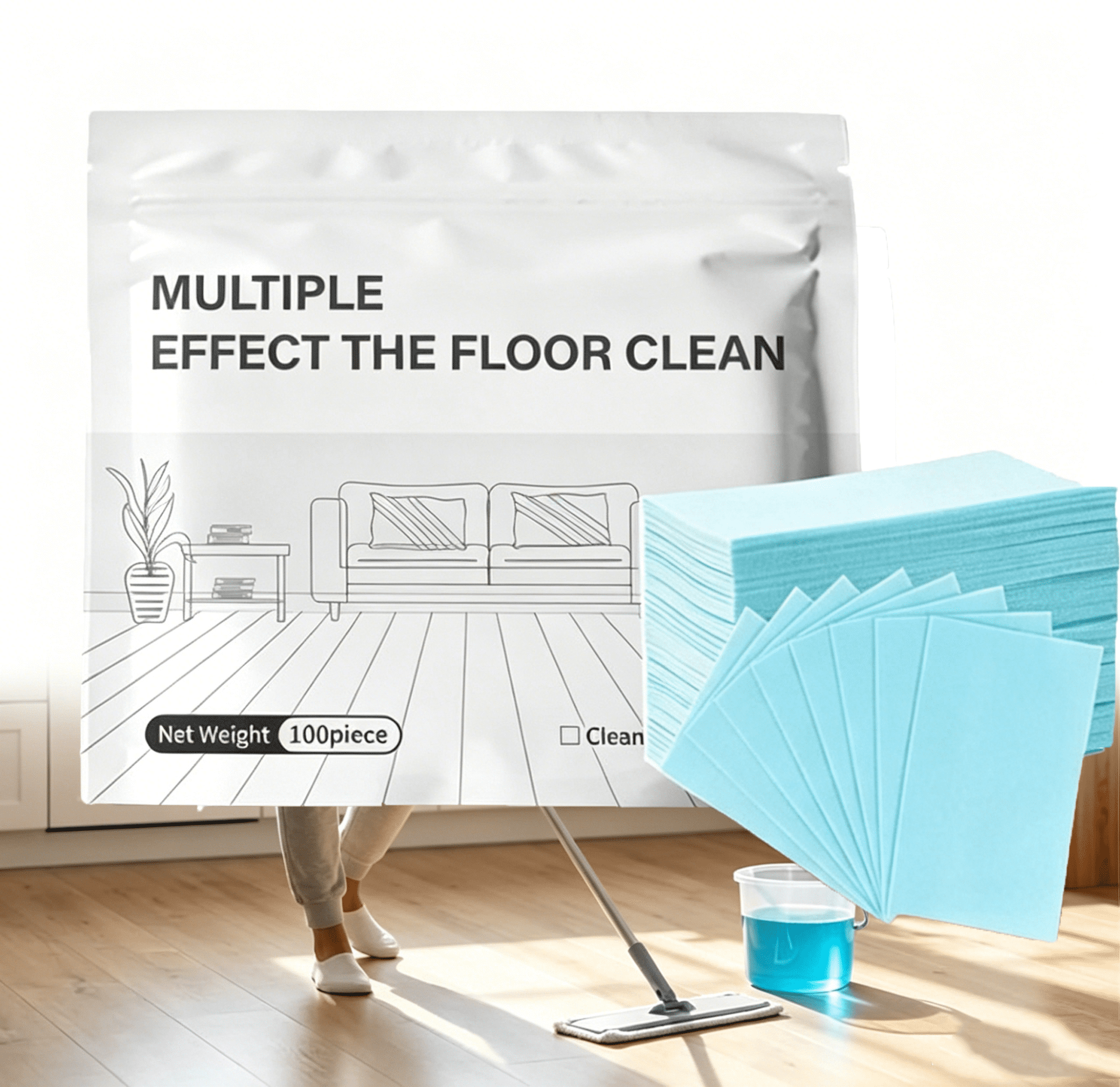 Multi-surface Floor Cleaning Tablets, Multiple Effect The Floors Clean ...