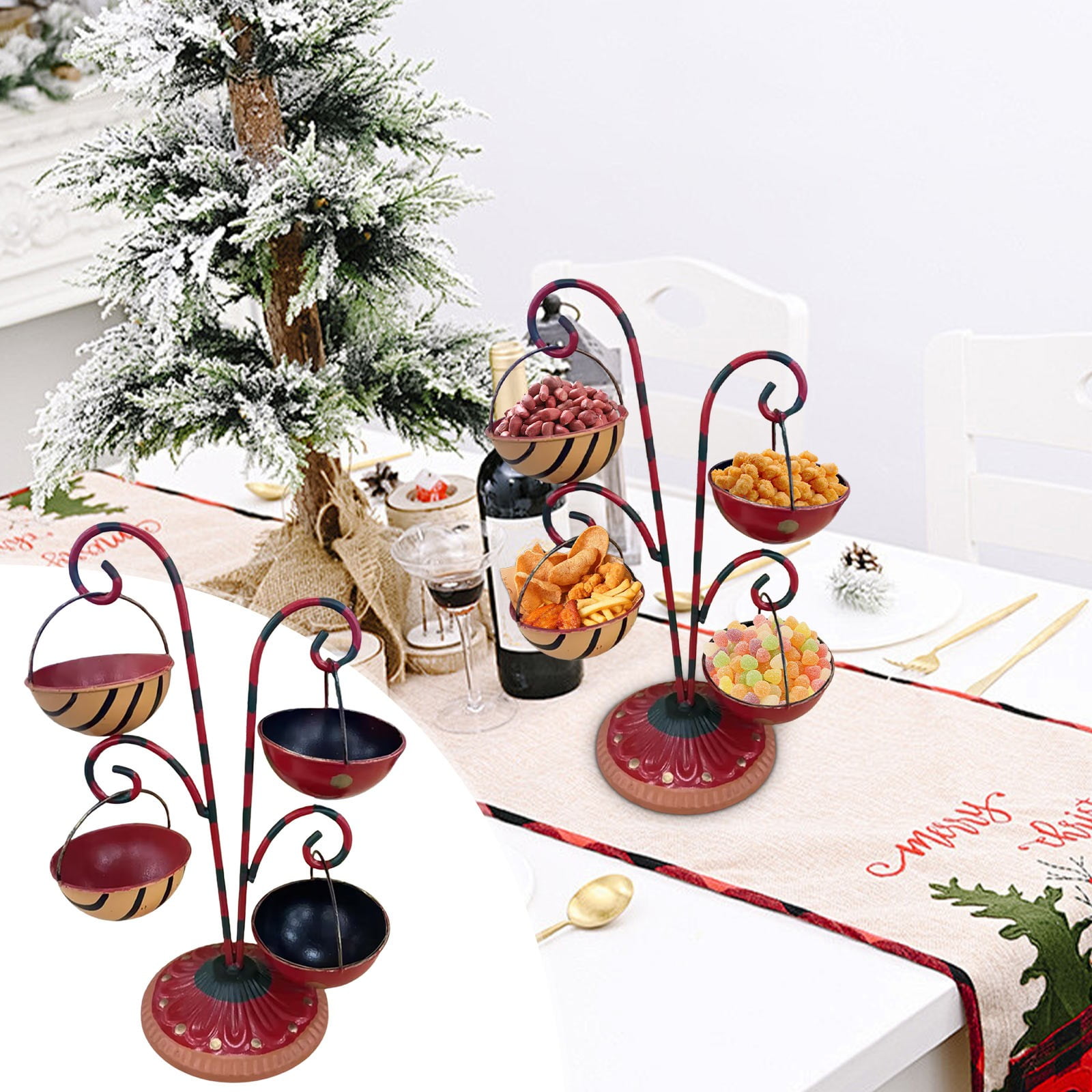 Multi-tier Thicker Metal Sturdier Stand Display Plate Rack - Tree ...