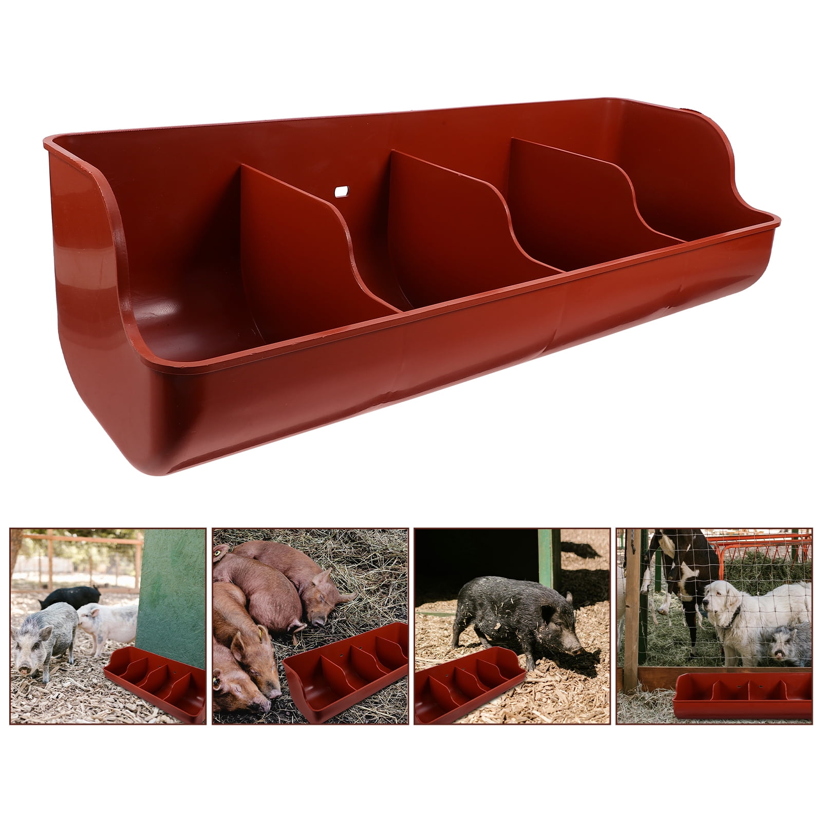 Multi-use Livestock Pet Feeder Heavy Duty Mountable Pig Feeder ...