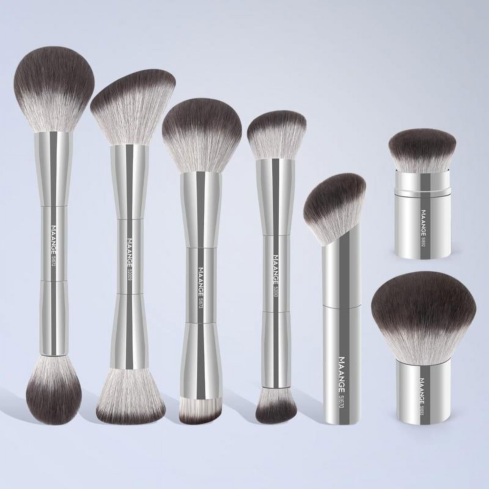 Multi-use Makeup Brush Set, 7 Counts/set Ergonomic Design Cosmetic ...