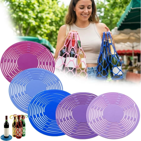 Multi-use Silicone Storage Bag & Organizer – Silicone Wine Carrier ...