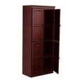 Walmart Multi-use Enclosed Wooden Furniture Unit, Cherry Finish, 5 ...