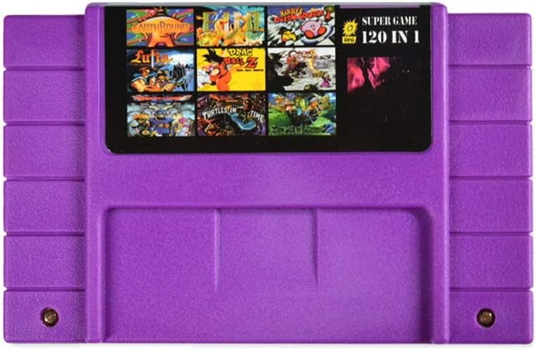 MultiCart 120-in-1 Game Cartridge, SNES, Super Nintendo [Physical ...
