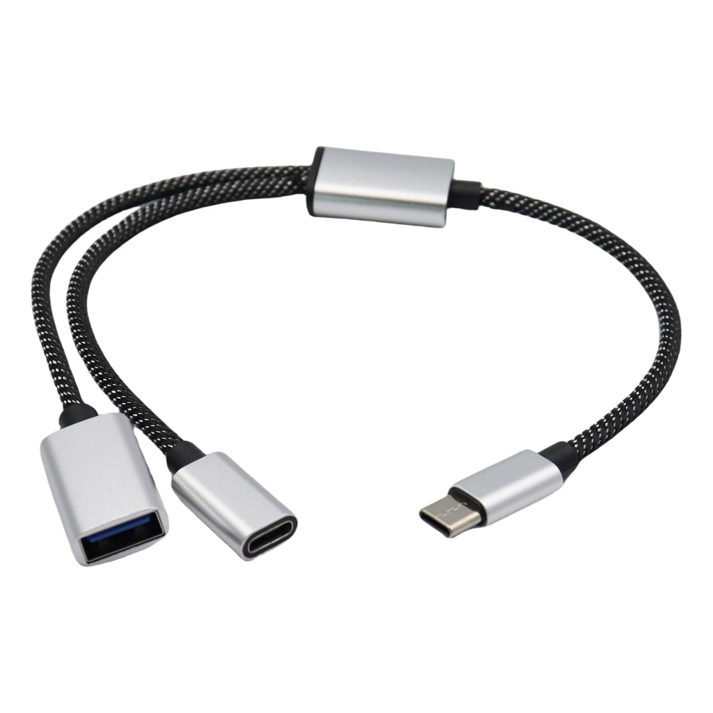 MultiDevice Connection USB C Male To 2 Female Y Splitter, 480Mbps Data ...