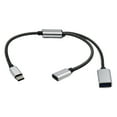 MultiDevice Connection USB C Male To 2 Female Y Splitter, 480Mbps Data ...