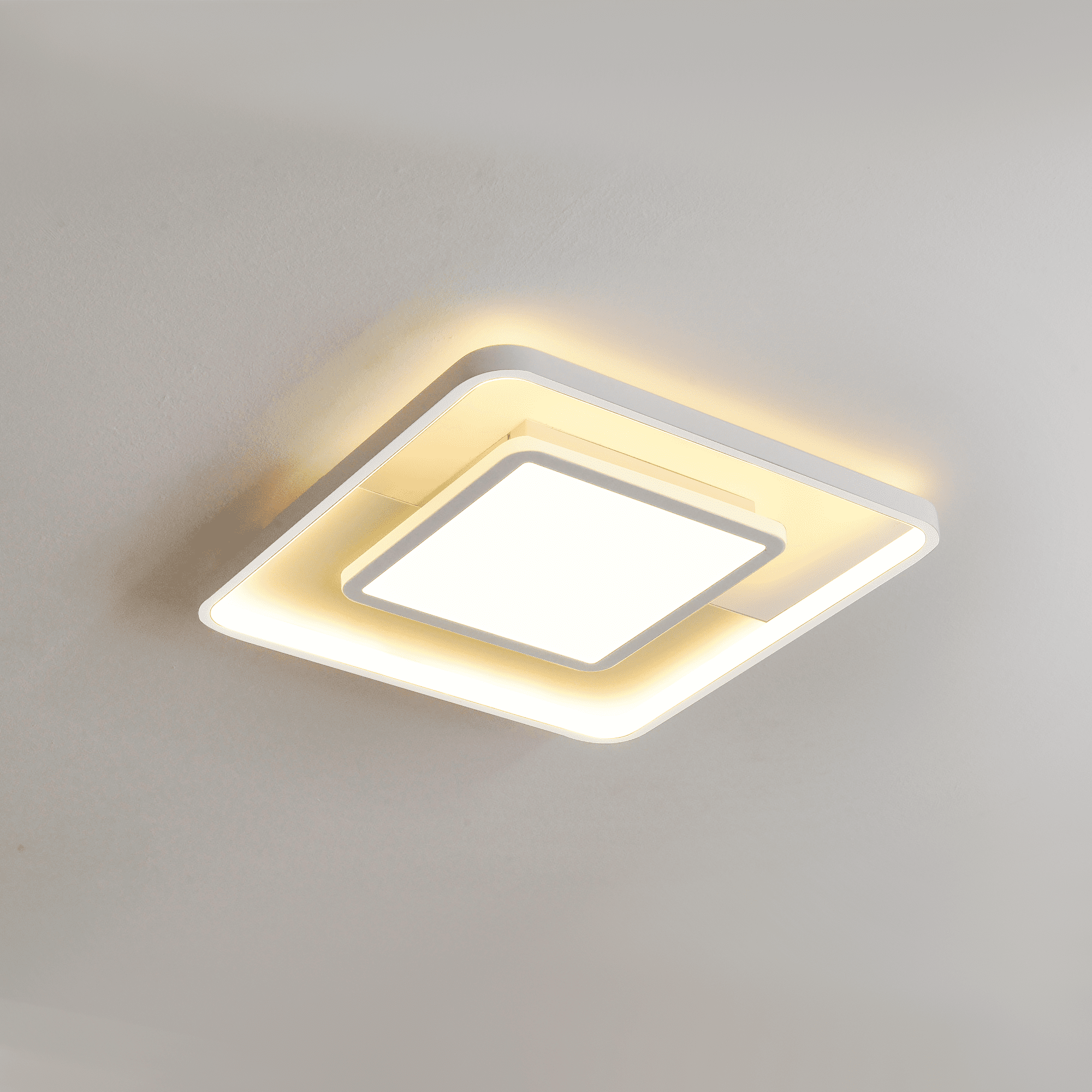 MultiEase Modern LED Ceiling Light Fixture: 42W Square Ceiling Lighting ...