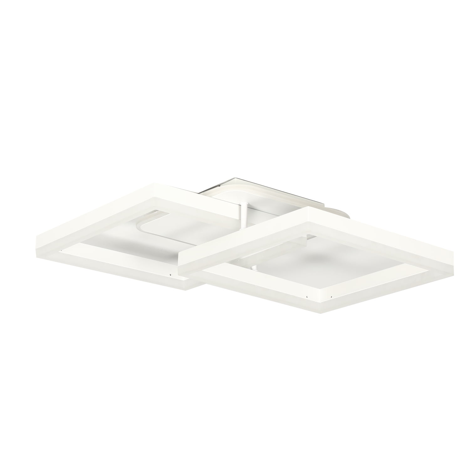 MultiEase Modern LED Ceiling Light: White Flush Mount Ceiling Light ...