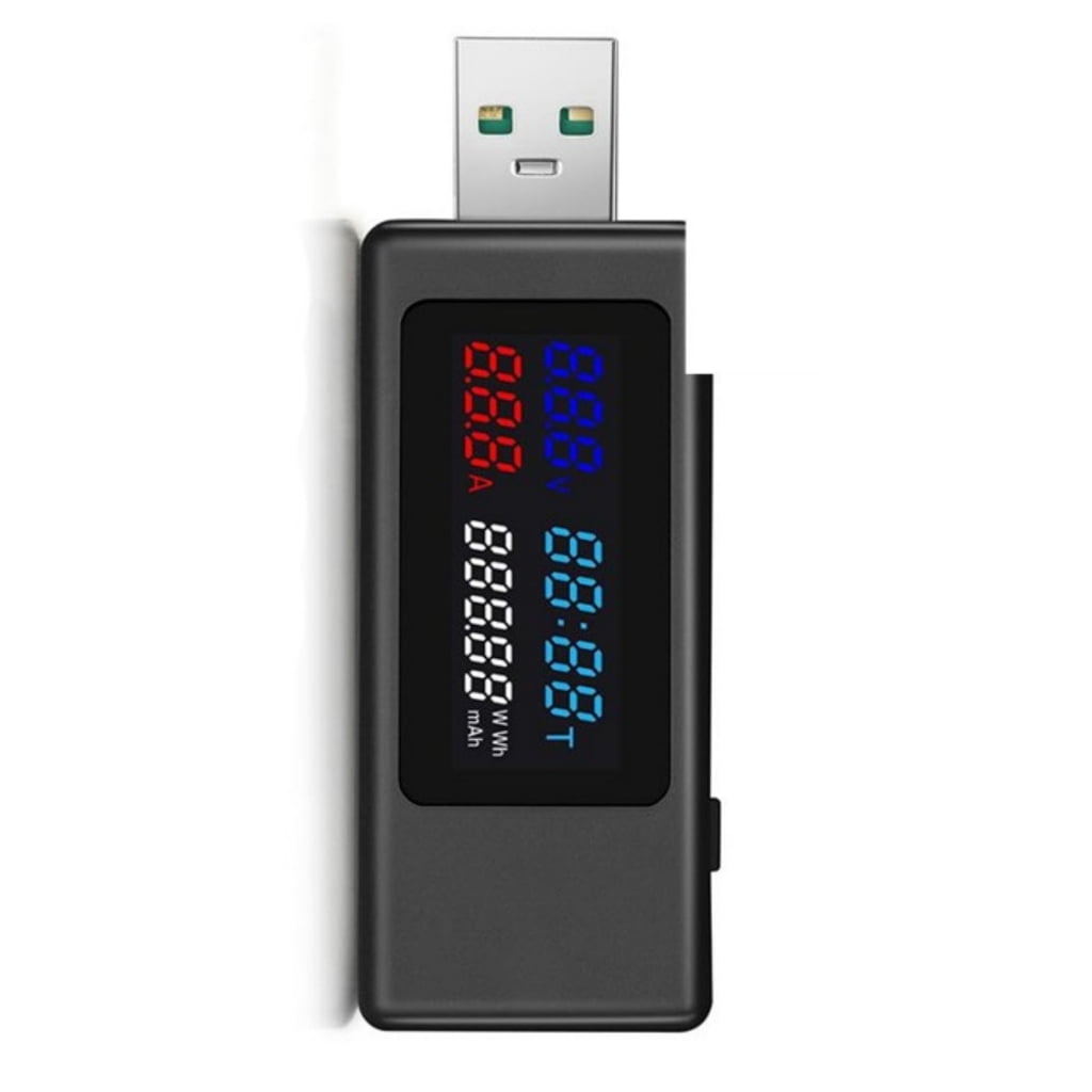 MultiFunction USB Power Meter USB Multimeter Voltage Current Tester for ...