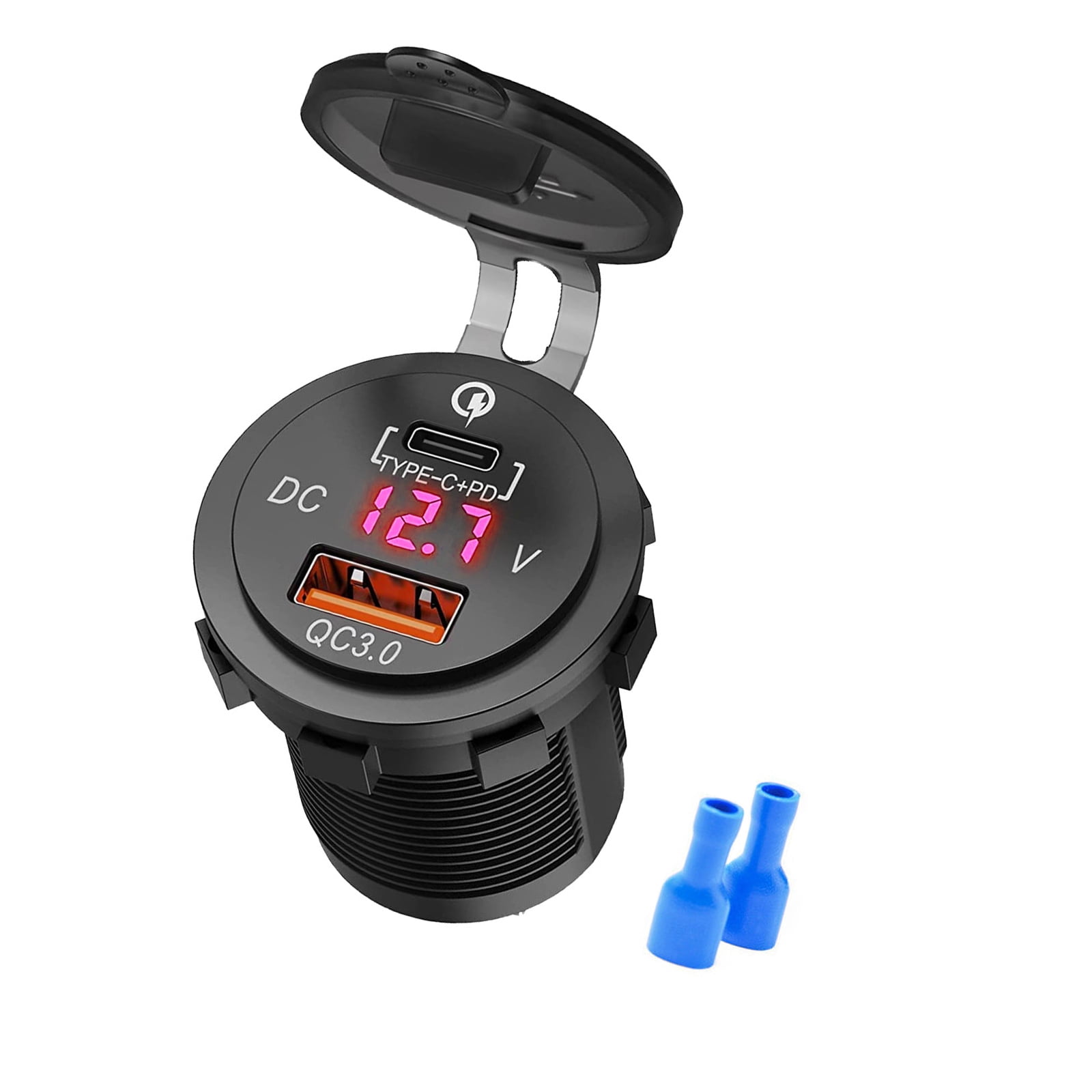 MultiPorts Car Fast Charging Adapter For Automotive Motorcycle With ...