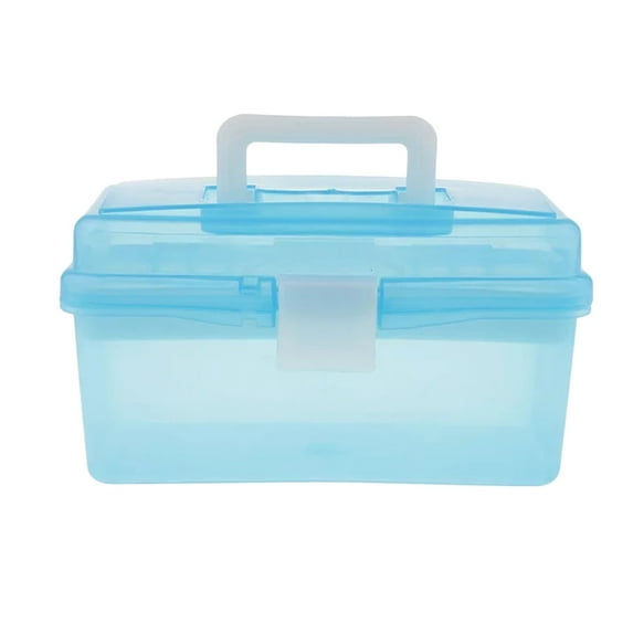 MultiPurpose Handled Box With Dividers DIY Hobby Craft Storage Case ...