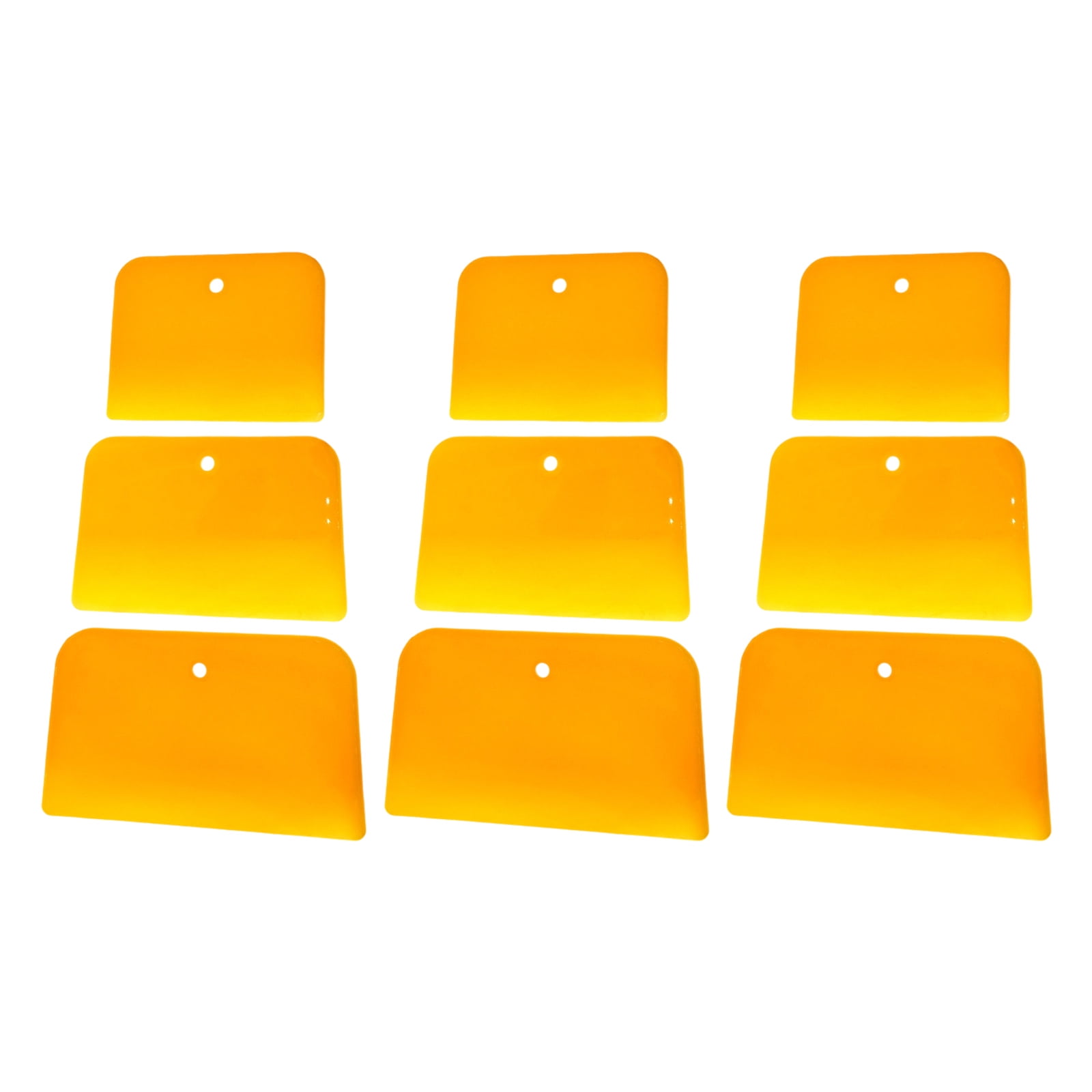 MultiPurpose Plastic Scrapers 9 Pack Automotive Body Filler Application ...