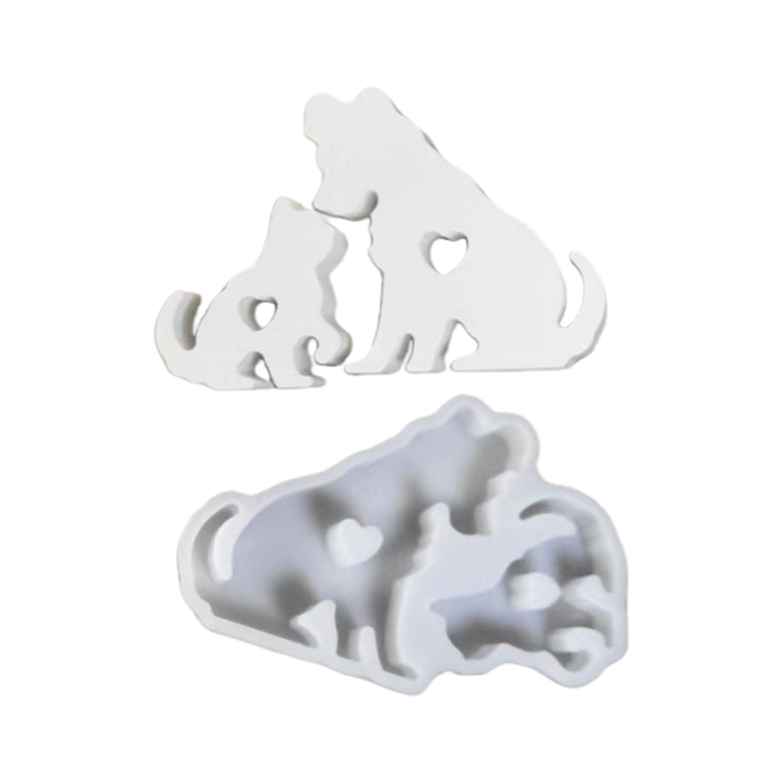 MultiPurpose Silicone Mold Cement Plasters Soap Crafting Resin Casting ...