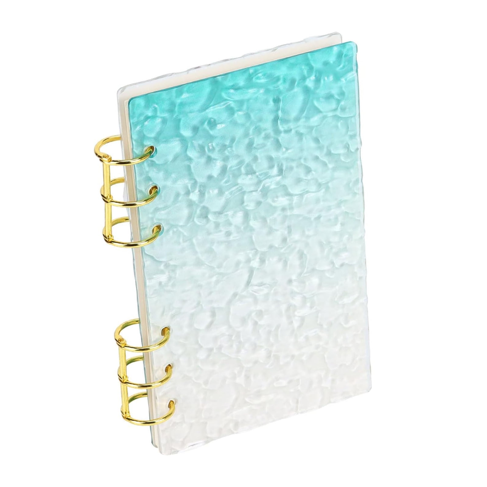 Multibey A6 Acrylic Notebook Binder 6 Ring, Loose Leaf Personal Planner ...