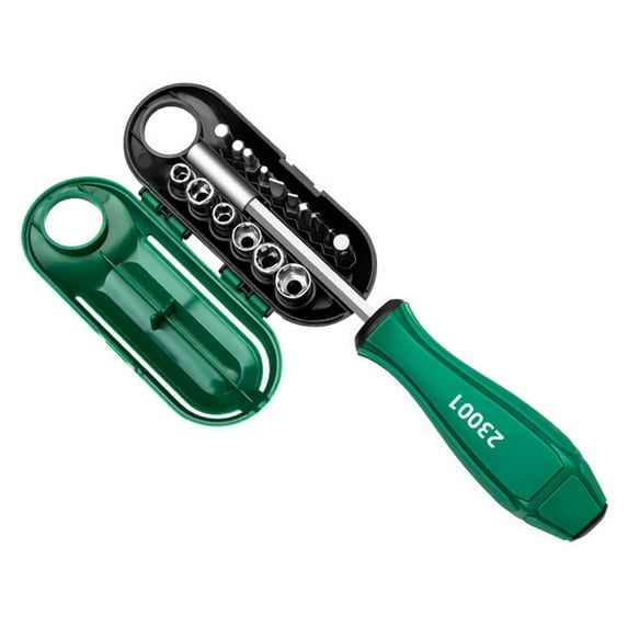 Multibit Ratcheting Screwdriver Set, 17Piece Multiple Head Magnetic ...