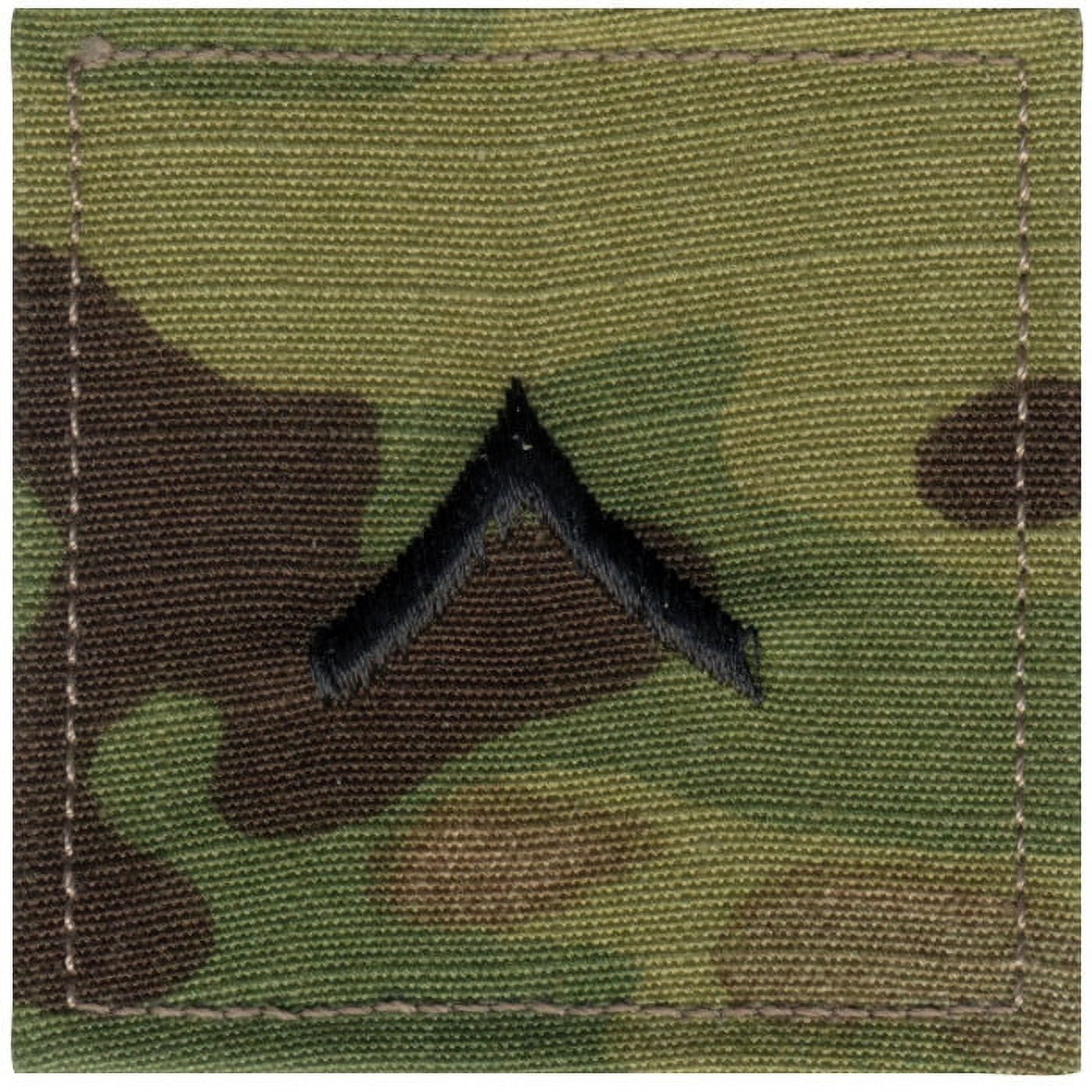 Multicam Camouflage - Military Private Insignia Patch PVT - Walmart.com