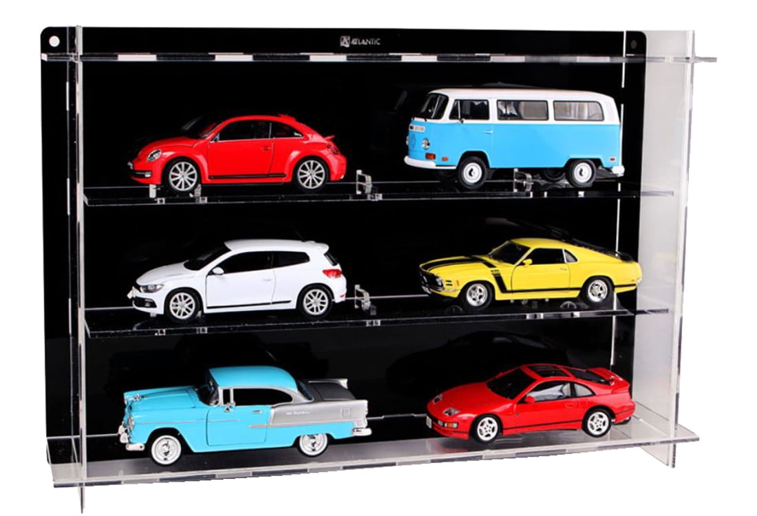 Multicase 6 Car Display Case [1:24 scale in Black/Clear] - Walmart.com