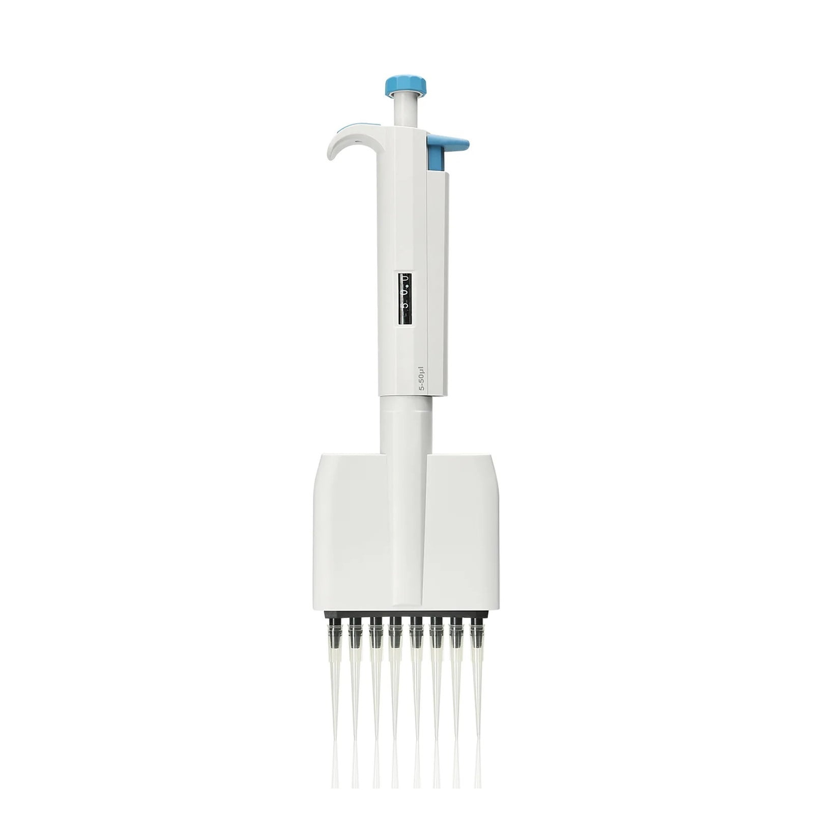 Multichannel Pipette Gun Adjustable Volume 8 Channels Pipettor Lab ...