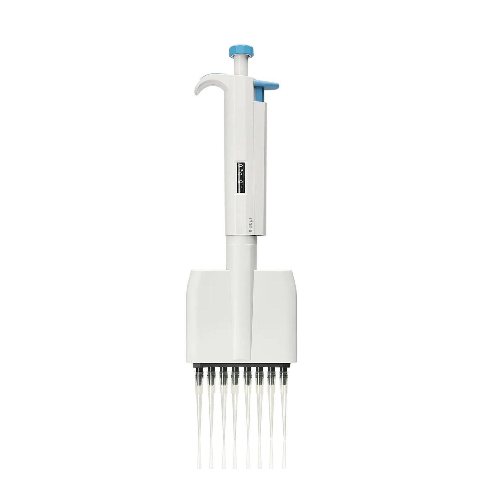 Multichannel Pipette Gun Adjustable Volume 8 Channels Pipettor Lab ...