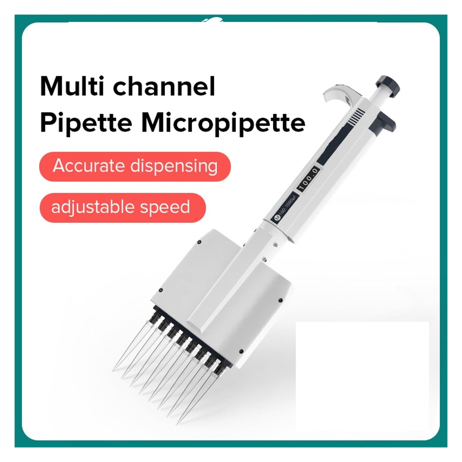 Multichannel Pipette Lab Equipment Manual Digital Adjustable ...