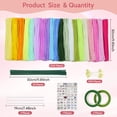 Multicolor 500 Chenille Stem Pipe Cleaners Art & Craft Kit - Walmart.com