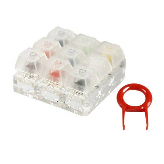 Multicolor 9 Mechanical Switches Tester Featuring Clear Housing For ...