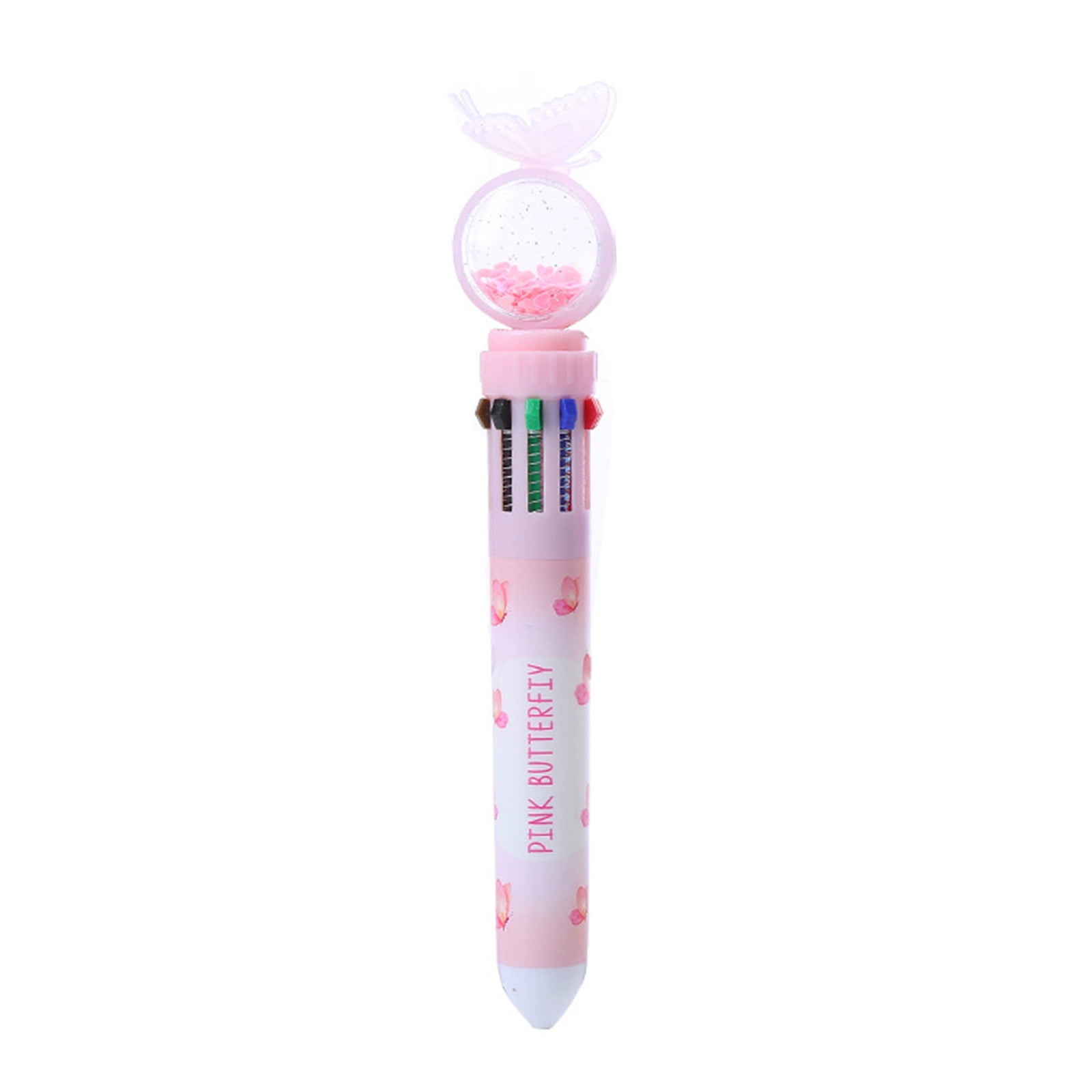 Multicolor Ballpoint Pen 10-Color-in-1 Pen Retractable Multicolored Pen ...