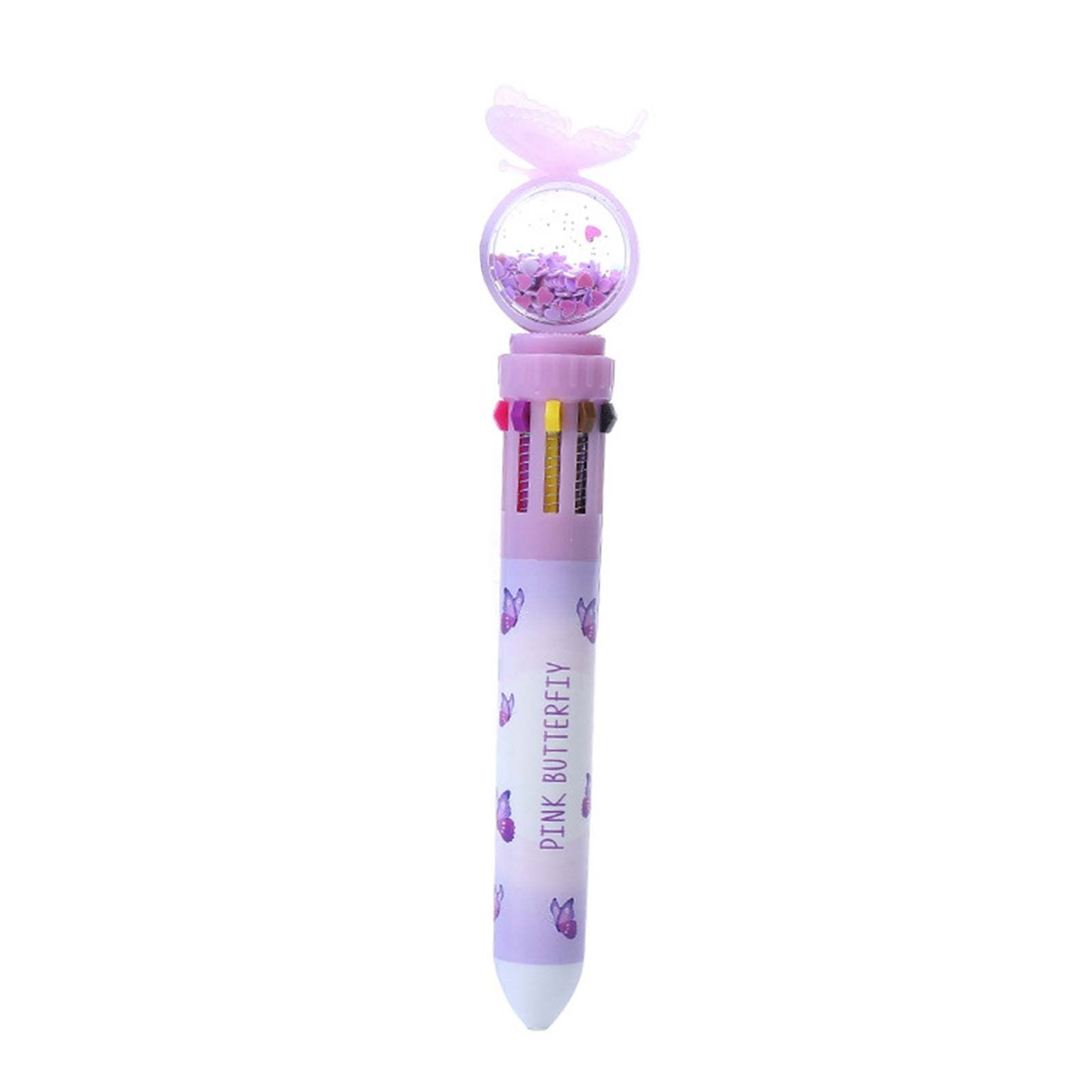 Multicolor Ballpoint Pen 10-Color-in-1 Pen Retractable Multicolored Pen ...