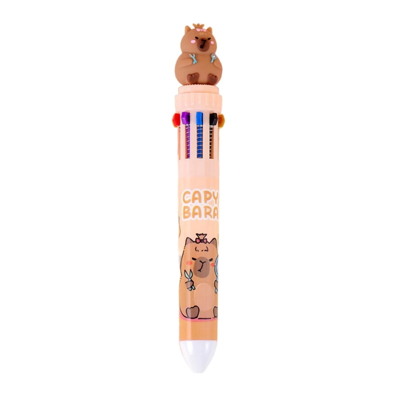 Multicolor Ballpoint Pen 10-Color-in-1 Pen Retractable Multicolored Pen ...