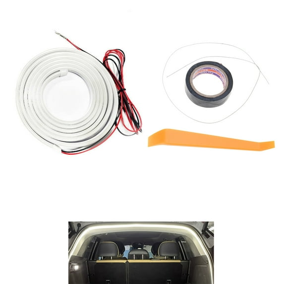 Multicolor Car Trunk Ambients LED Lights, Silicone Texture, Easy ...