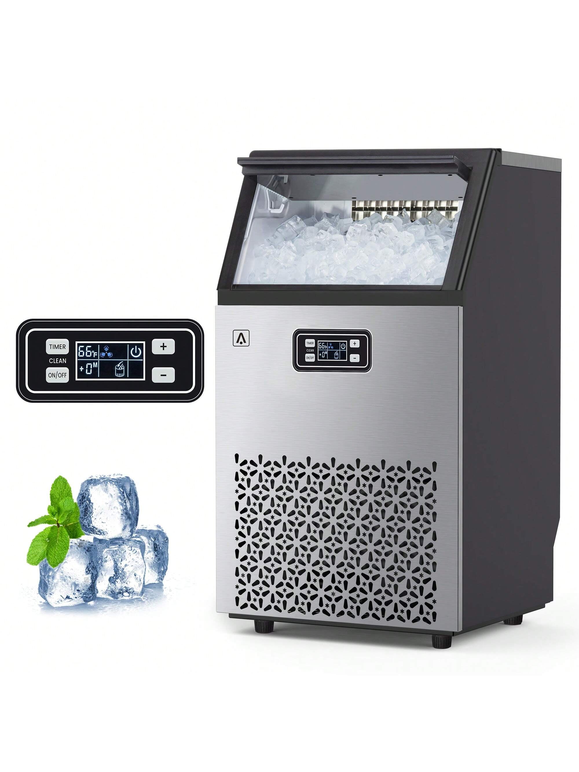 Multicolor Commercial Ice Maker Machine 150LBS/24H, Under Counter Ice ...