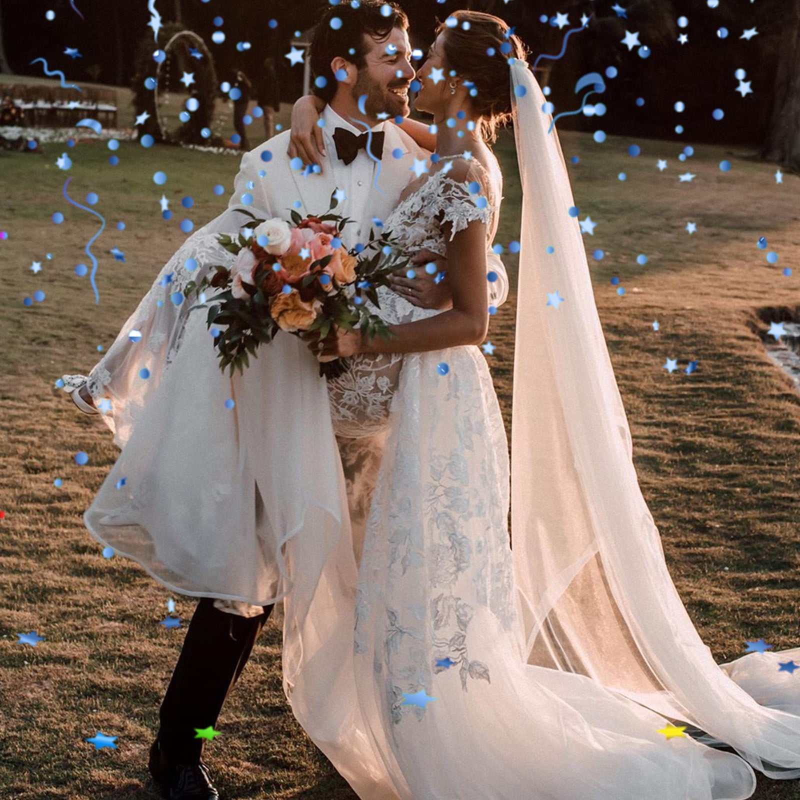 Multicolor Confetti Cannon - Pneumatic Party Launcher + Celebration ...