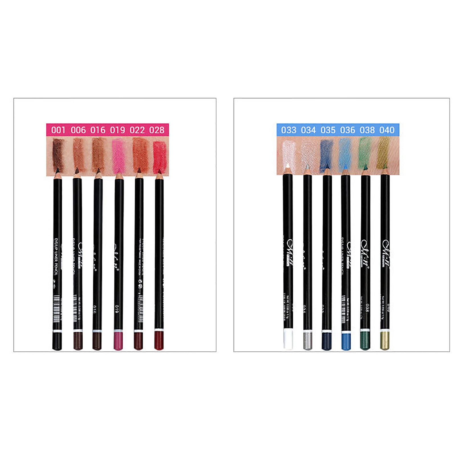 Multicolor Eyeliner 12 Colors Set,Eyeliner, Matte Eyeliner Professional ...