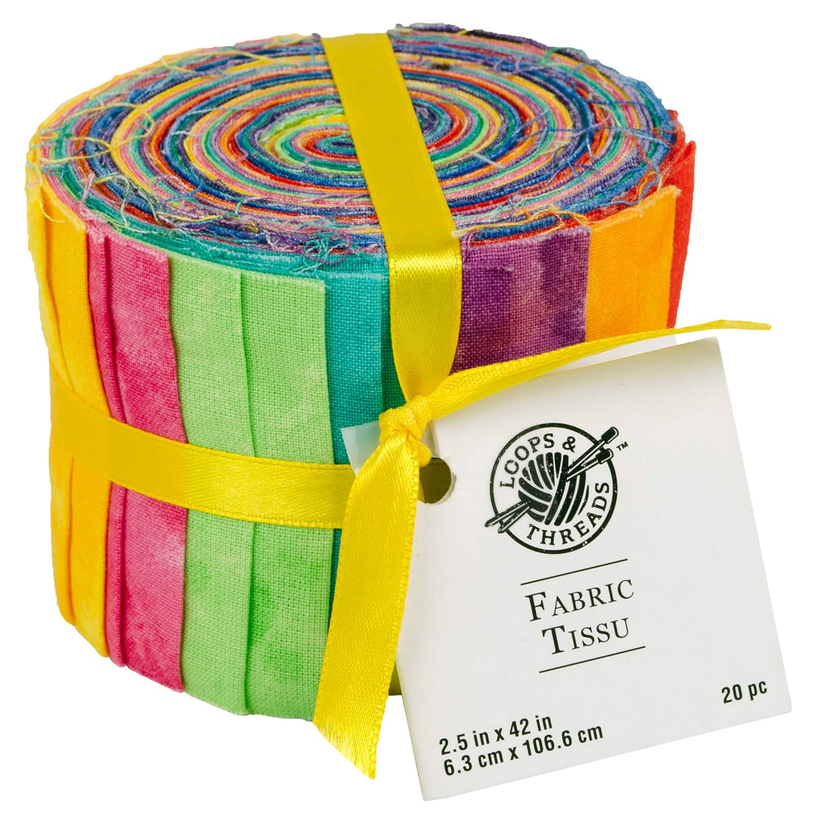 Multicolor Fabric Strips by Loops & Threads™ - Walmart.com