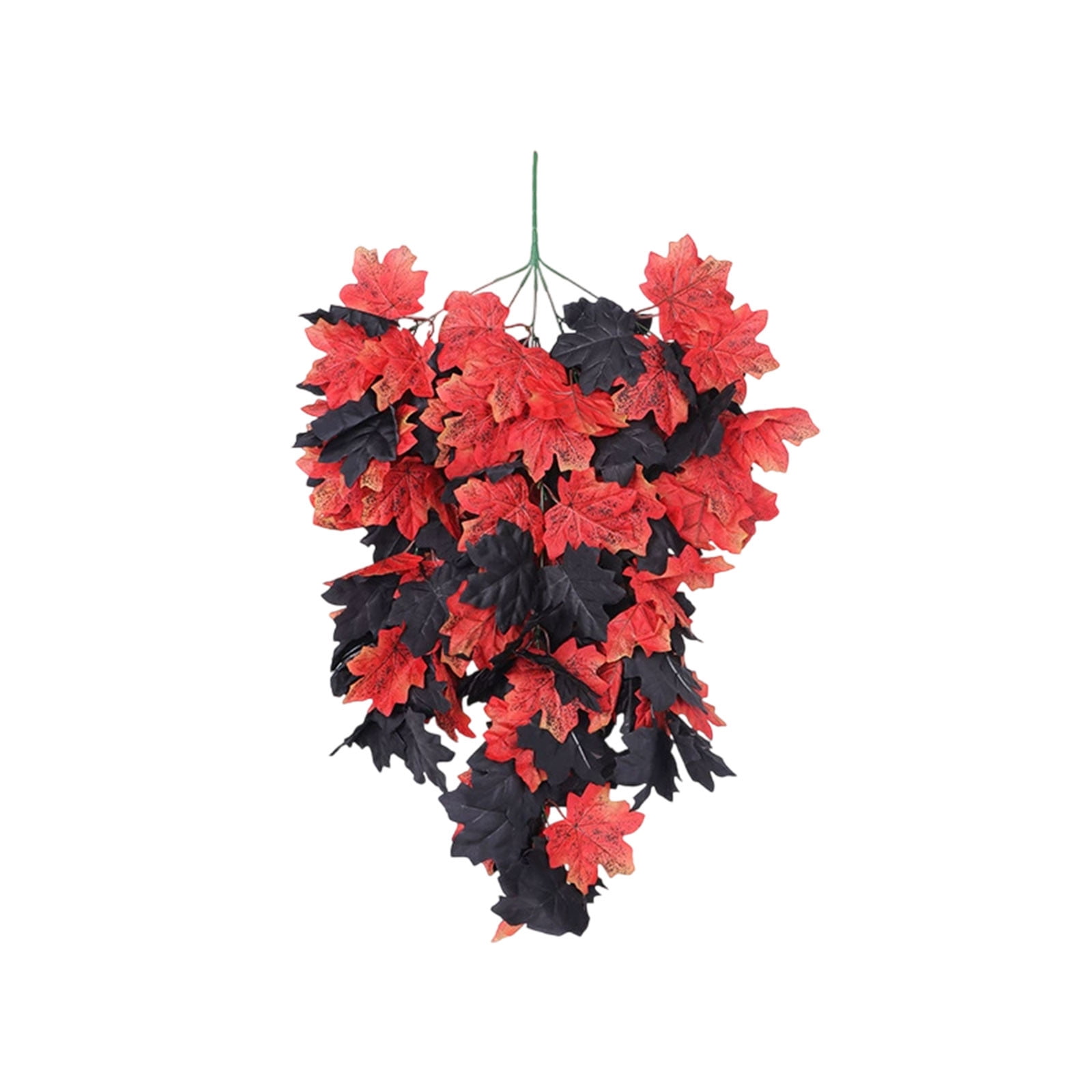 Multicolor Faux Wall Hanging Maple Leaf Decor For Halloween Harvest ...