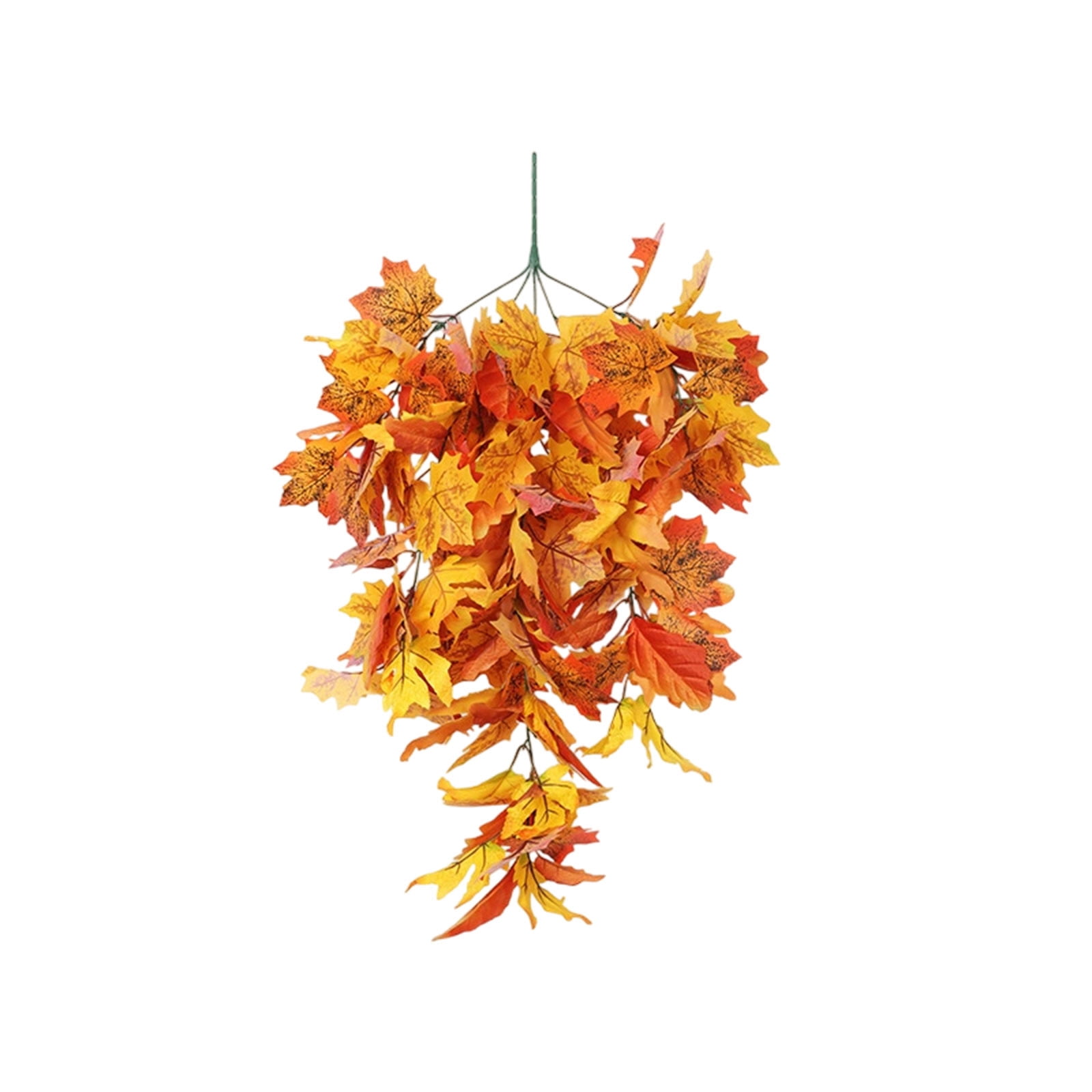 Multicolor Faux Wall Hanging Maple Leaf Decor For Halloween Harvest ...
