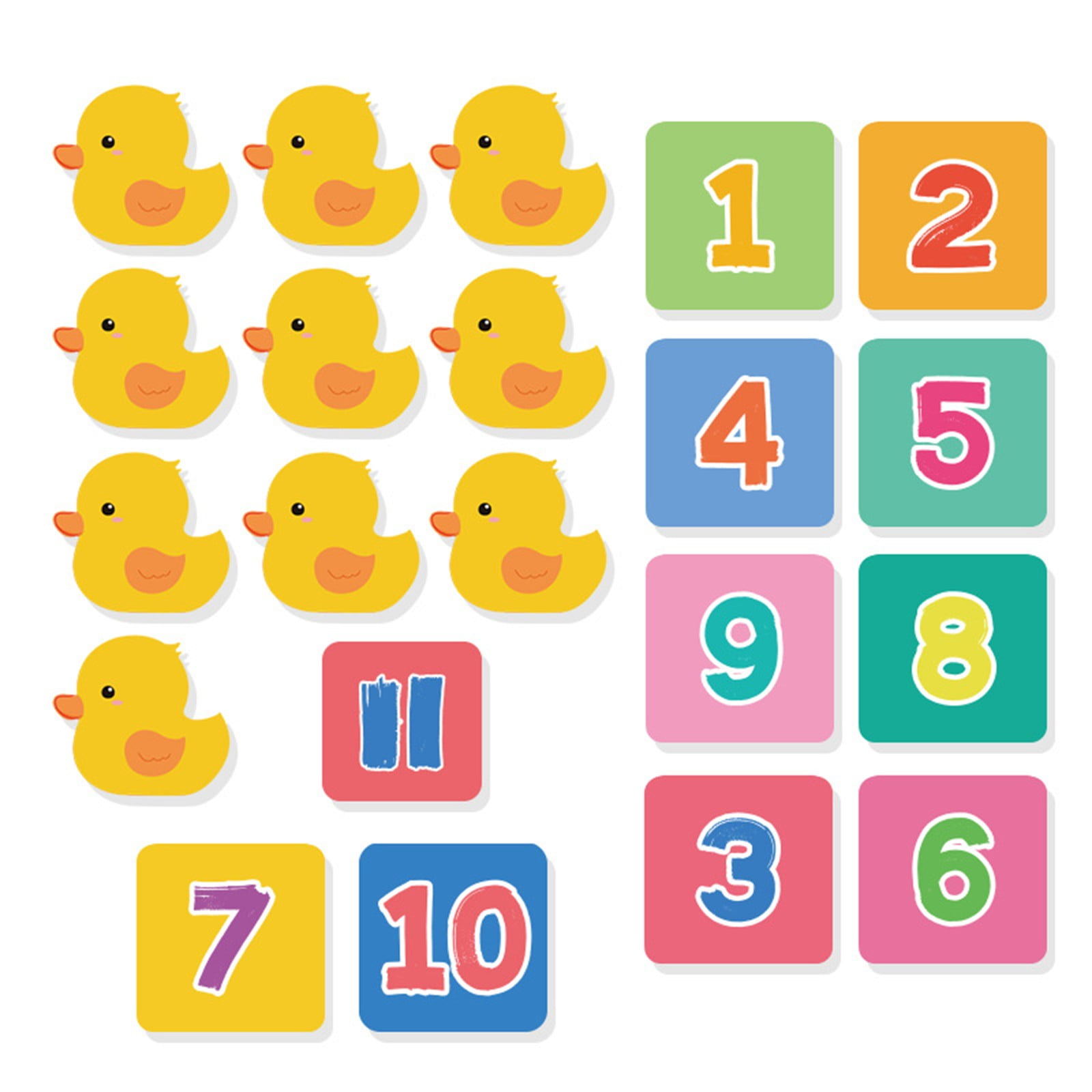 Multicolor Floating Numbers Foam Eva Wall Stickers For Baby Bath Time ...
