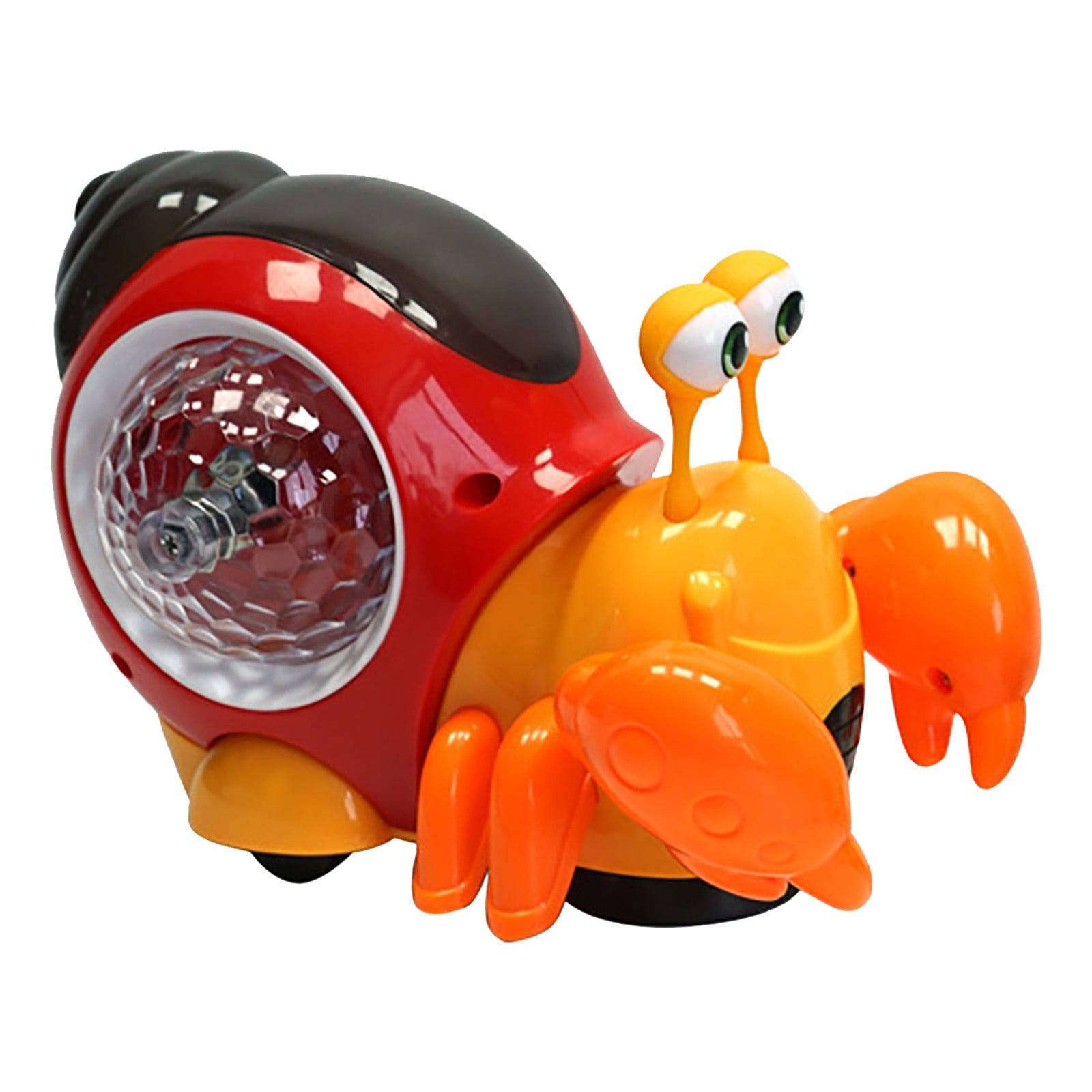 Multicolor LED Crawling Crab Toy with Music & Obstacle Avoidance ...