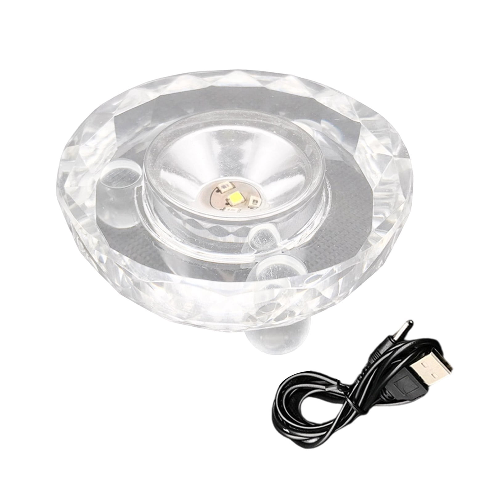 Multicolor LED Illuminated Base With USB Power for Crystals Display and ...