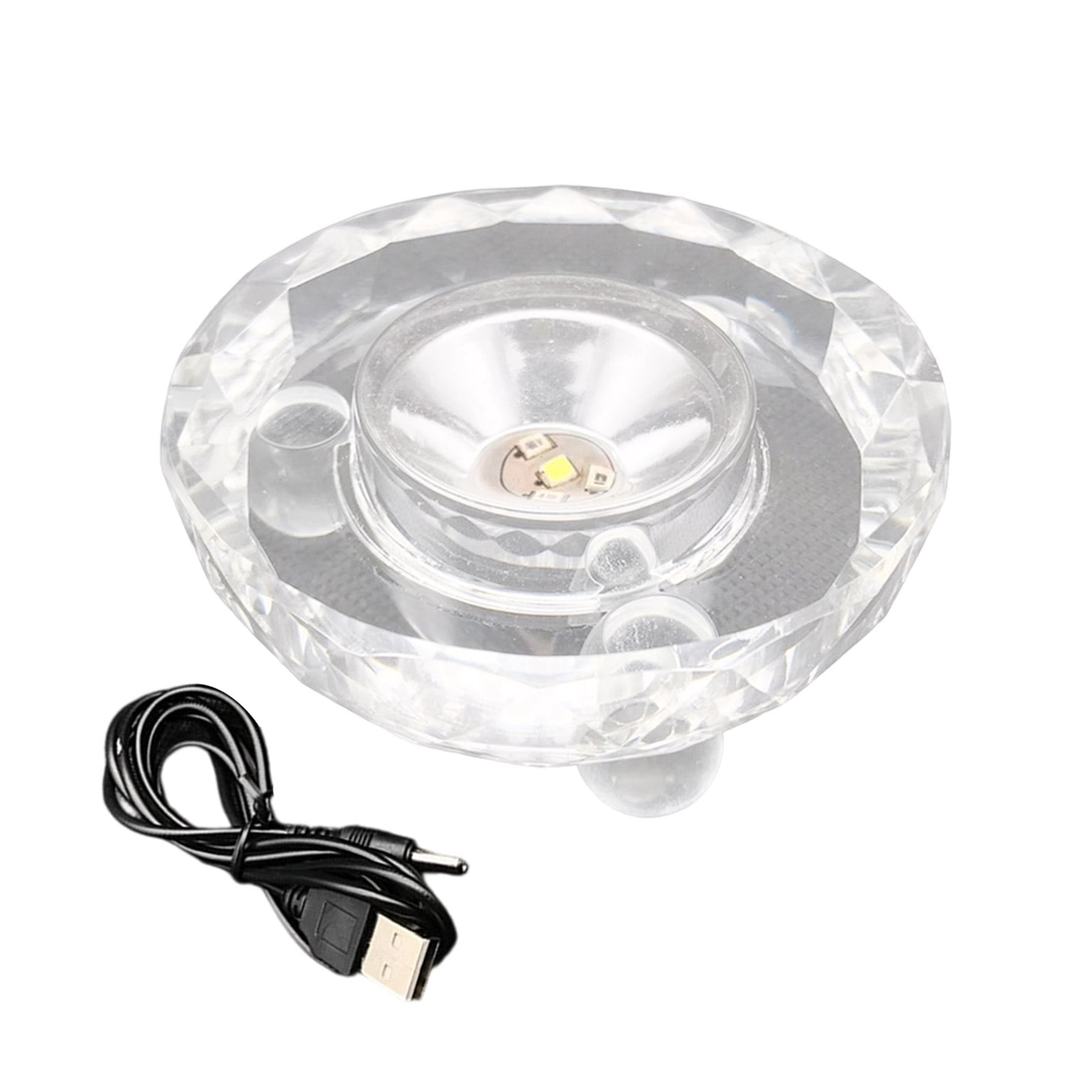 Multicolor LED Illuminated Base With USB Power for Crystals Display and ...