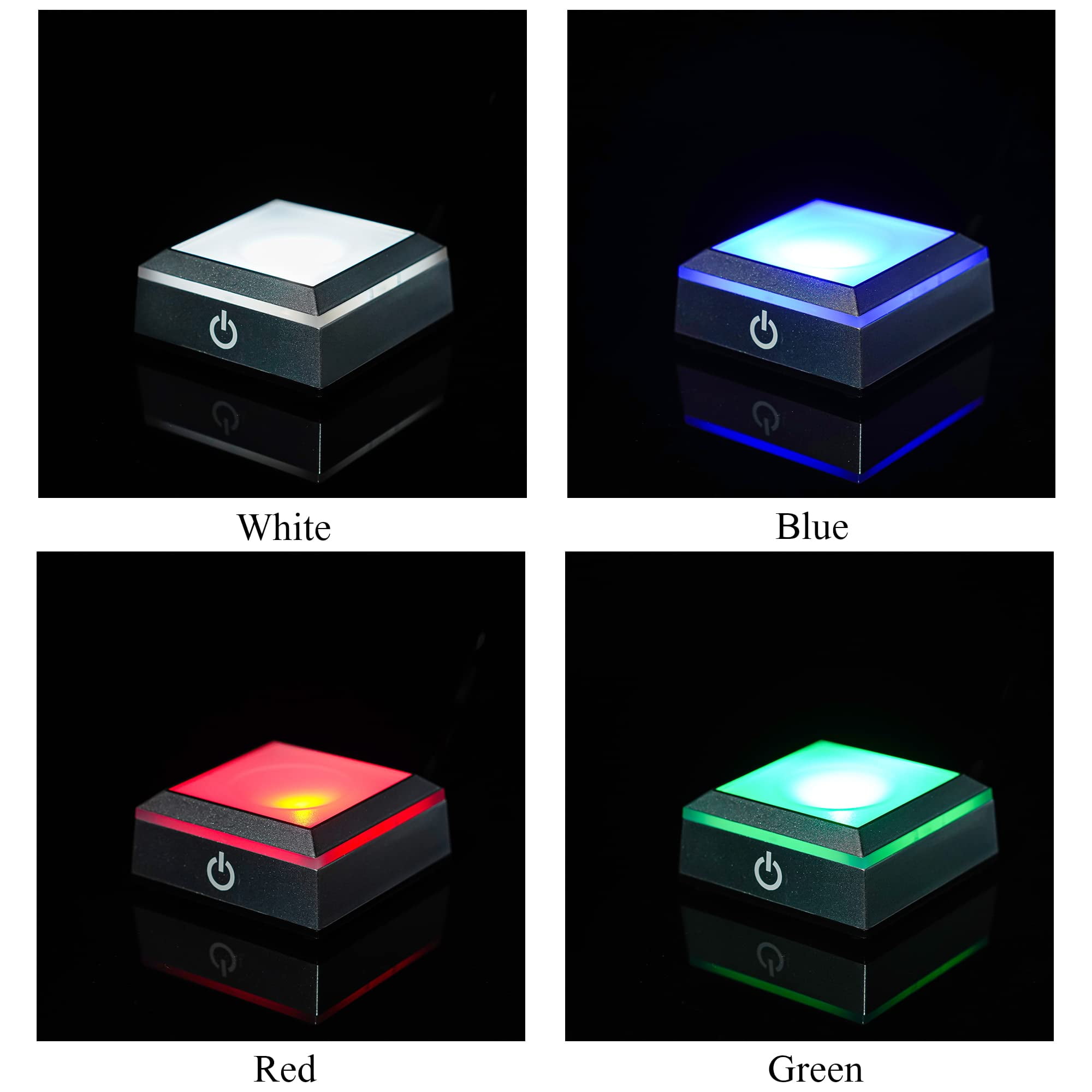 Multicolor LED Light Base for Crystal Art, Square Light Base for ...