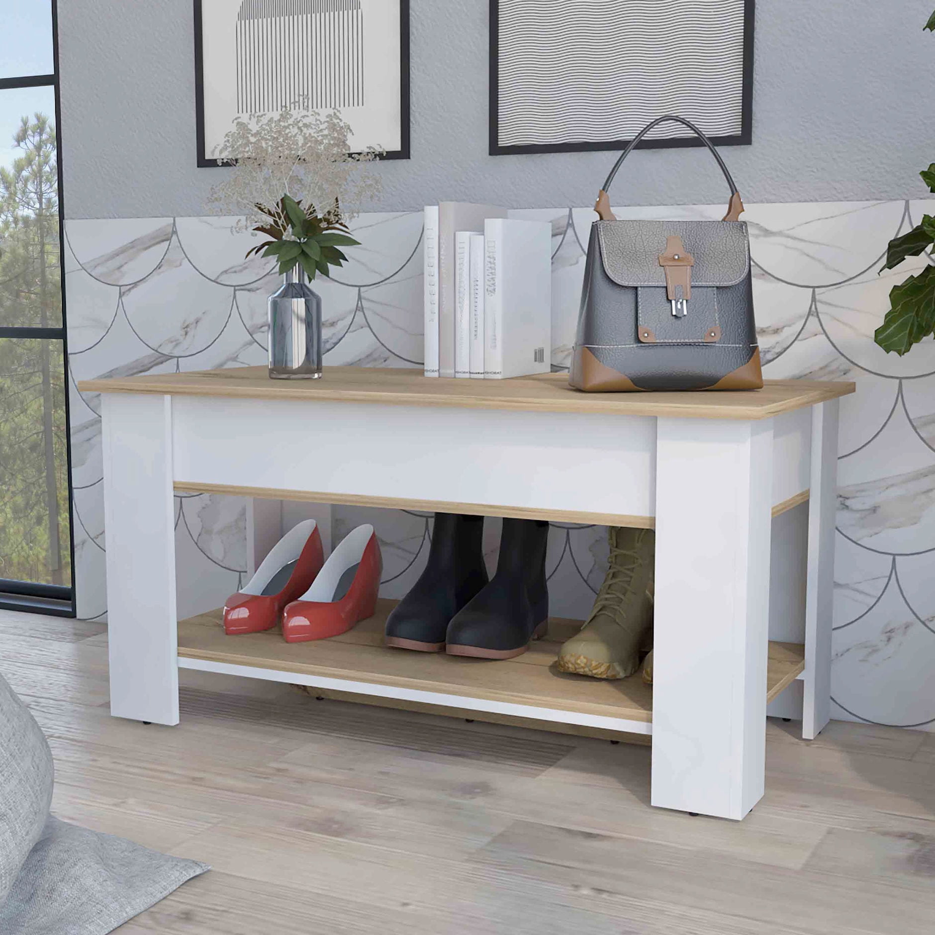 Multicolor Liftable Bench | Bedroom Decor and Practical Storage ...