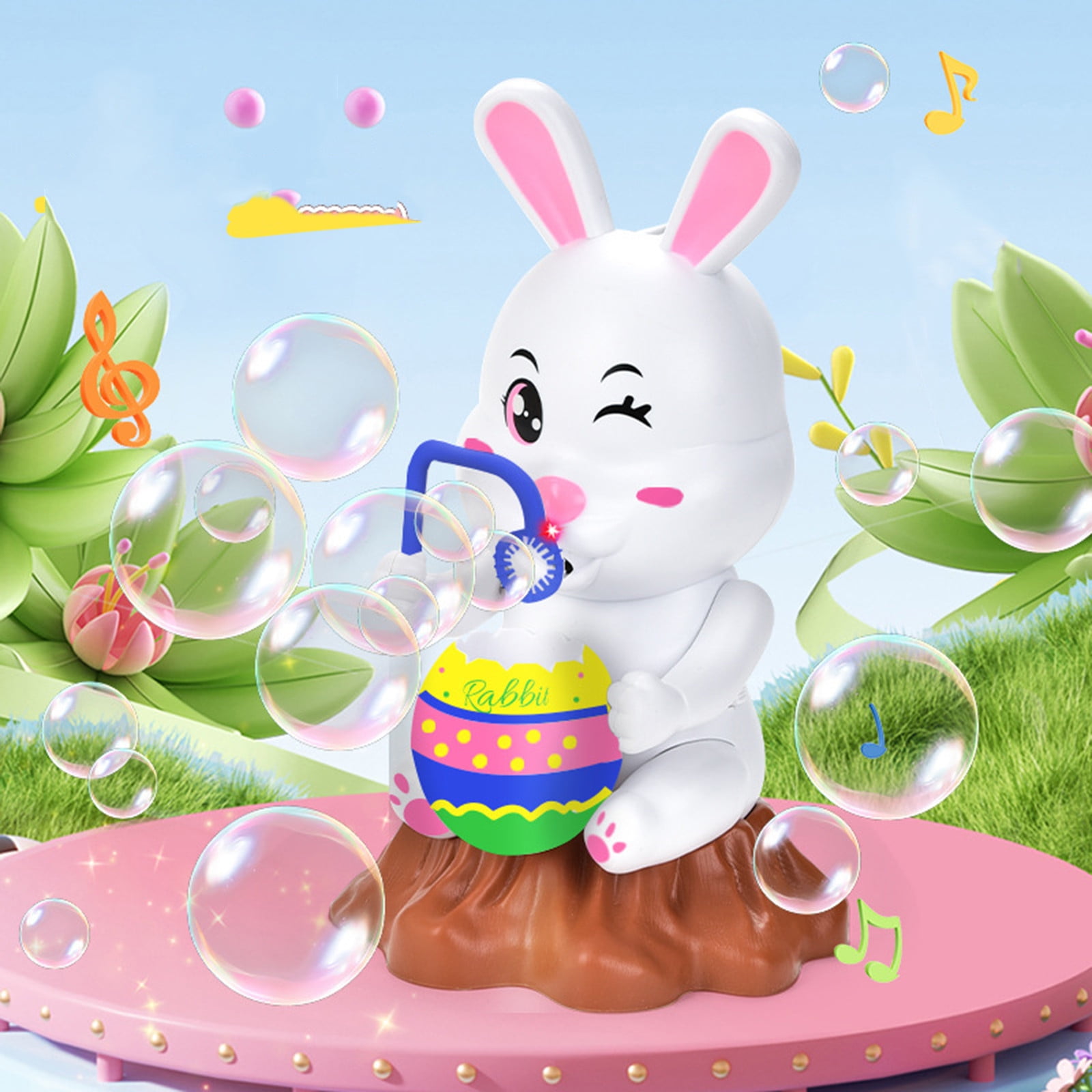 Multicolor Little White Bunny Fully Automatic Children'S Toy With Music ...