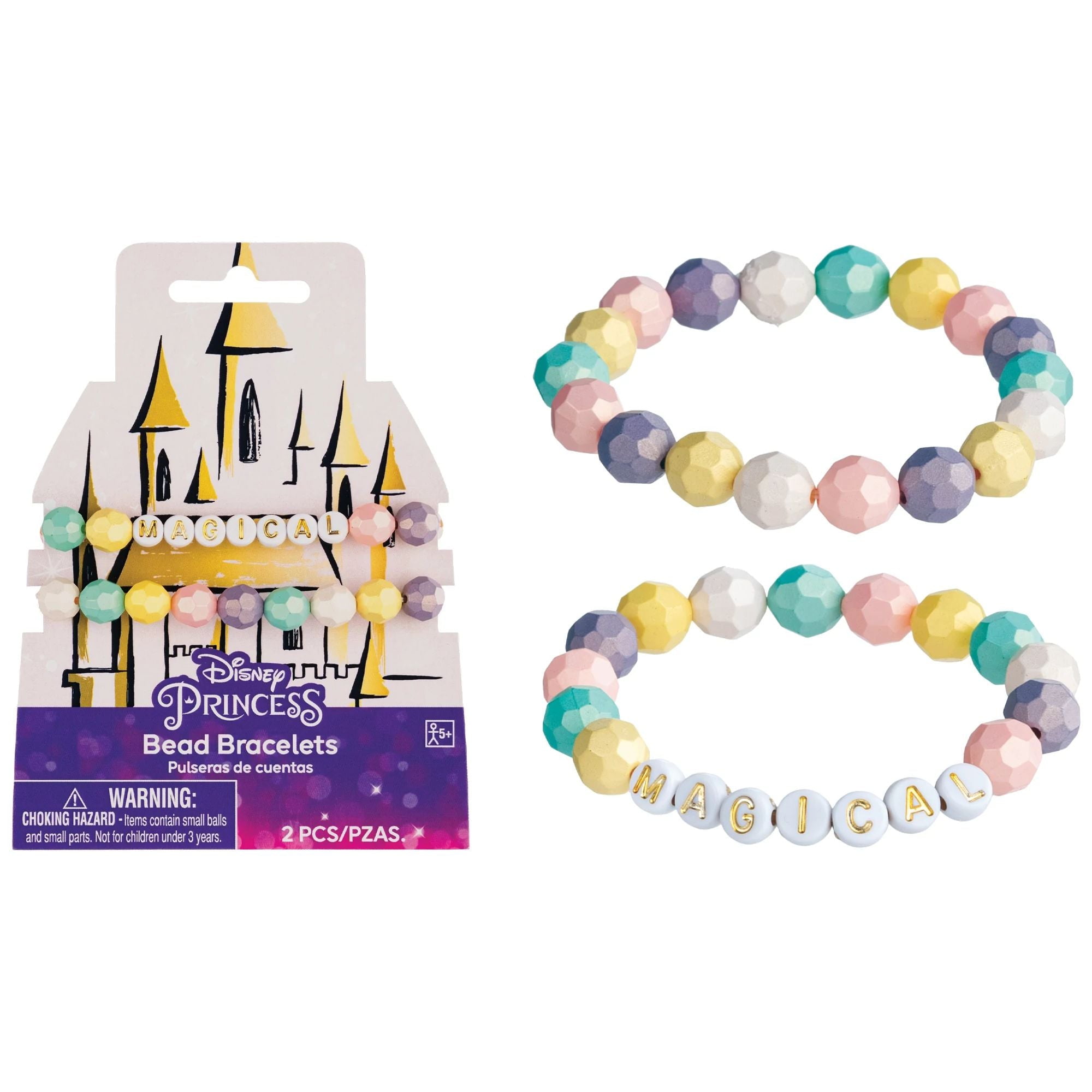 Disney Princess Bead Bracelets - 95 Mm - Walmart.com