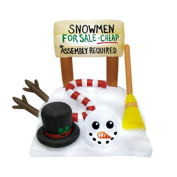 Inflatable Snowmen Outdoor Decor for Festive Holiday Displays