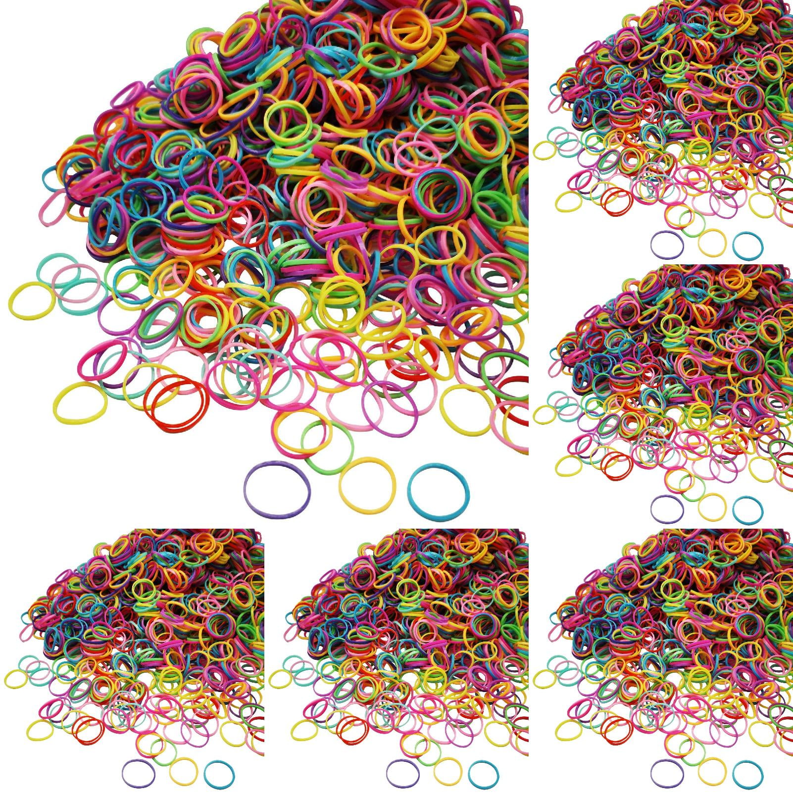 (Multicolor) Mini Rubber Bands Soft Elastic Bands Small Tiny Rubber ...