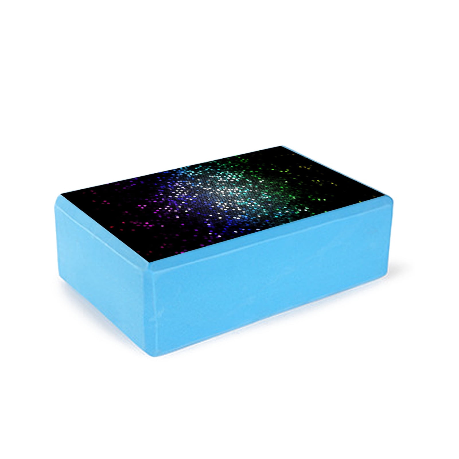 Multicolor Neon Yoga Block - Soft Non-Slip Surface with Beveled Edges ...