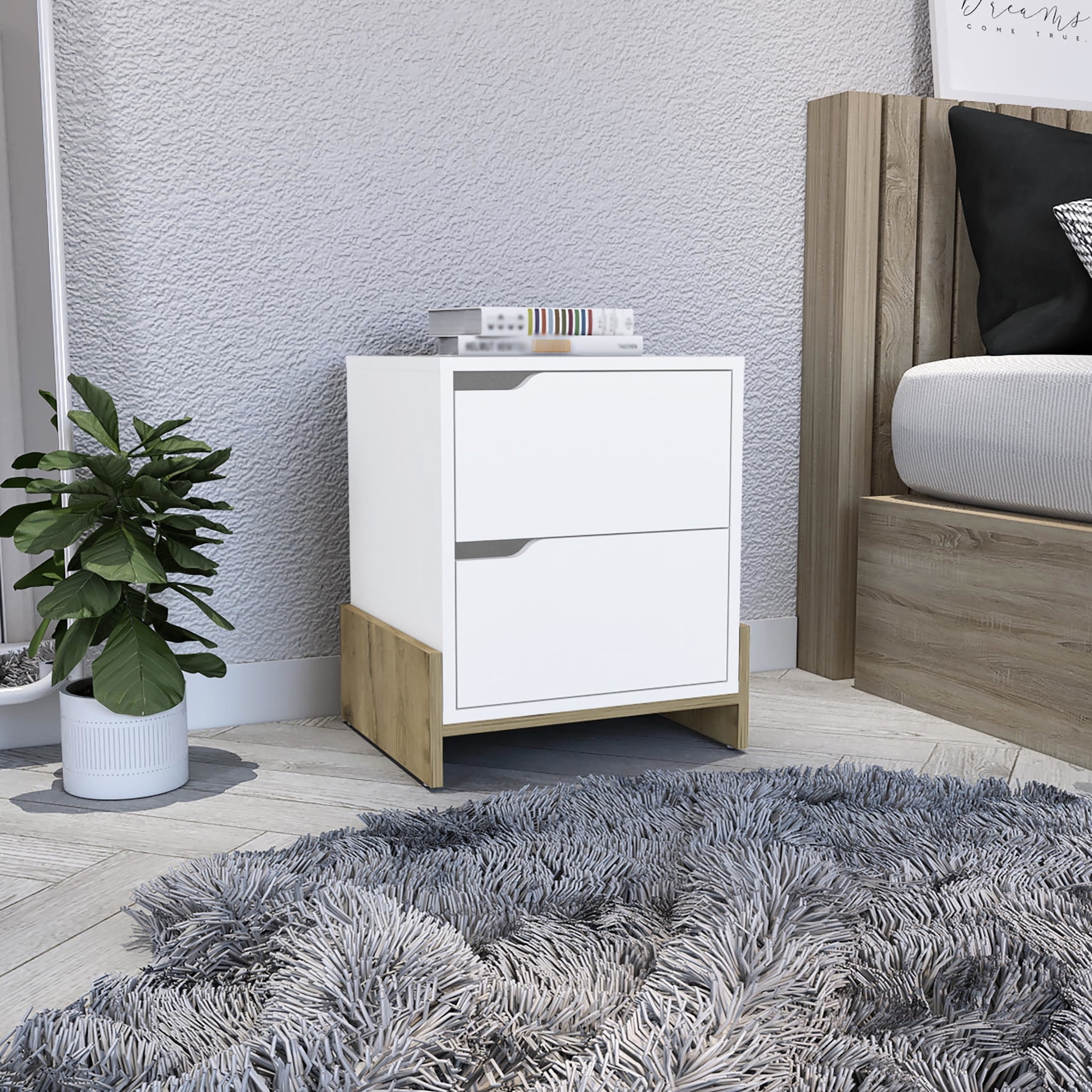 Multicolor RTA Nightstand | Combines Function and Elegance | Well ...